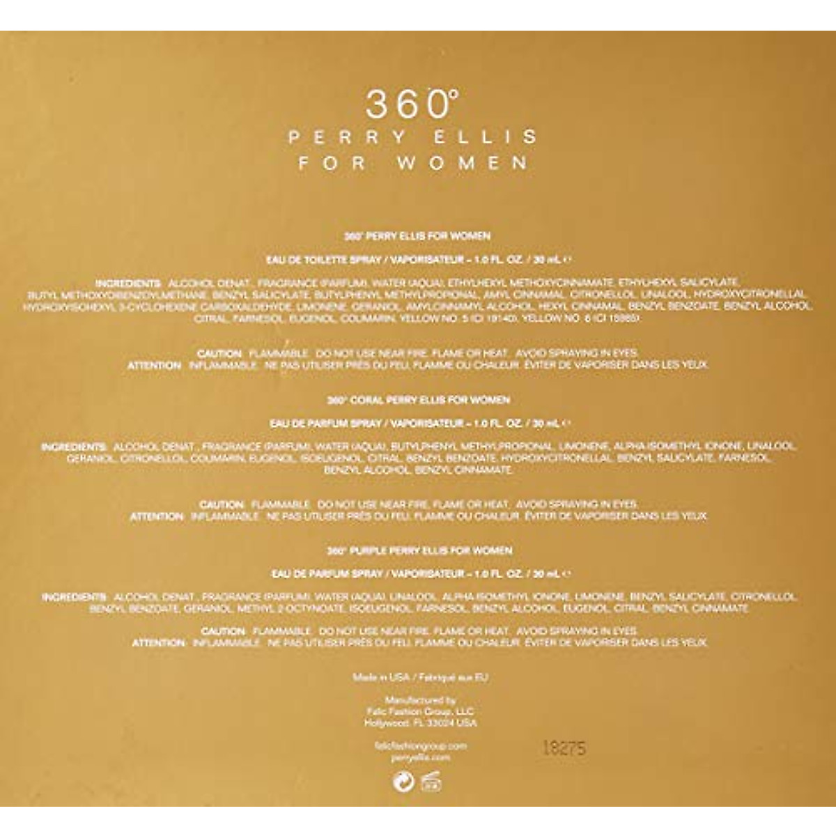 Perry Ellis 360 Fragrance Set
