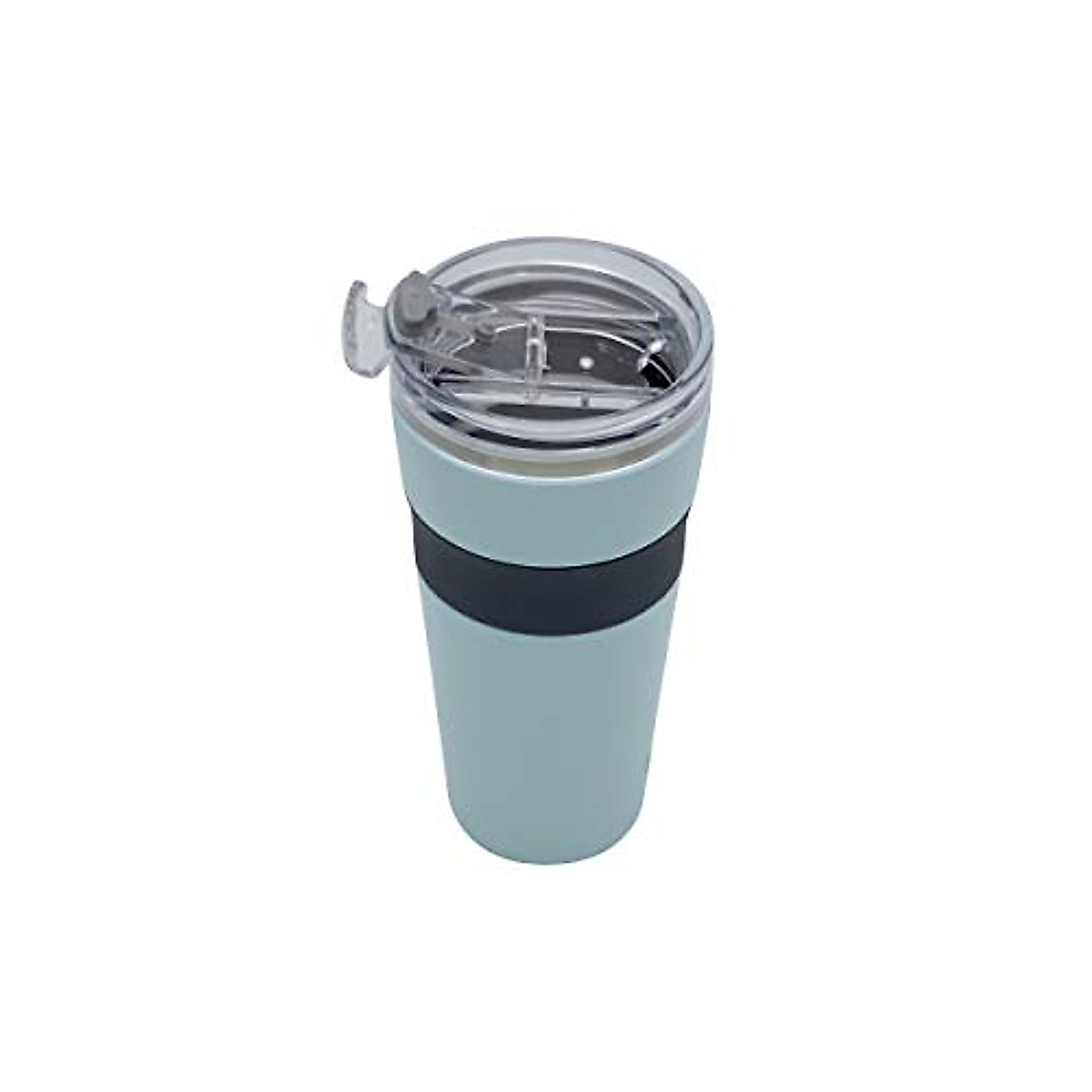 BUILT 24 Ounce Shasta Double Wall Vacuum Insulated Stainless Steel Coffee and Water Tumbler with Easy to Clean Flip to Open Lid
