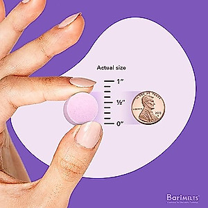 BariMelts Calcium Citrate, Dissolvable Bariatric Vitamins, Natural Berry Flavor, 120 Fast Melting Tablets