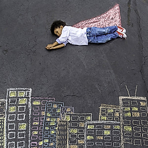 Urban Infant Non-Toxic Sidewalk Chalk for Toddlers 1-3 and Kids - Washable Outdoor Jumbo Chalk - Original