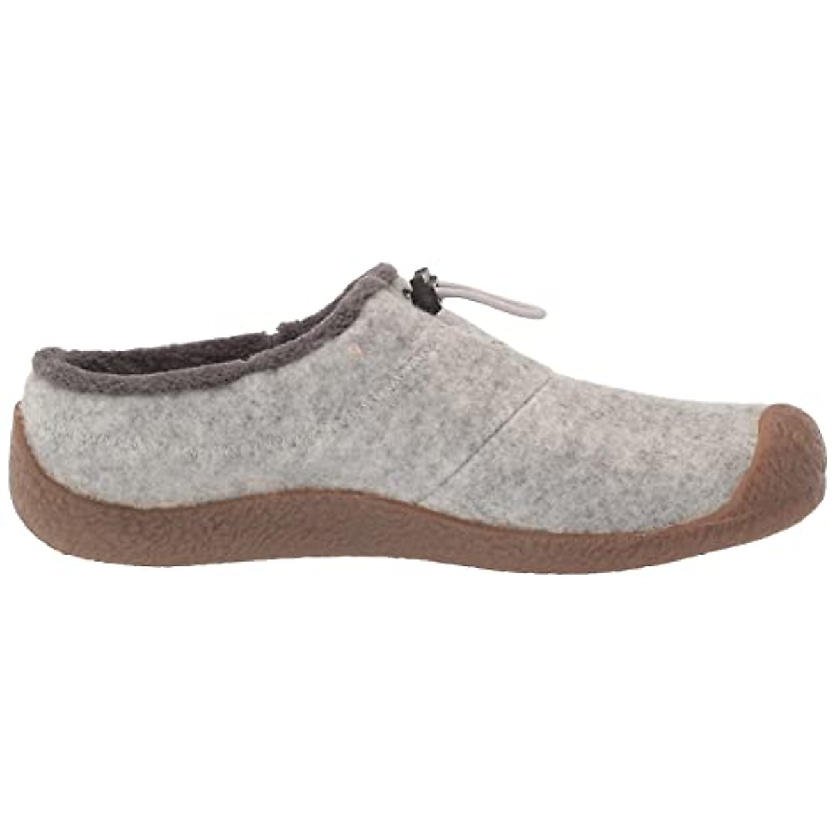 KEEN Women's Howser 3 Slide Comfy Durable Slippers, Light Gray Wool/Vapor, 7