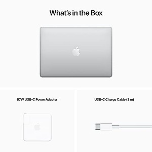 Apple MacBook Pro 13.3" with Retina Display, M2 Chip with 8-Core CPU and 10-Core GPU, 16GB Memory, 512GB Storage, Silver, 2022