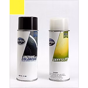 ColorRite Aerosol for Chevrolet Corvette Automotive Touch-up Paint - Yellow Wheel Paint WAEQ-5387-BASF/R-M 225678 - Value Package