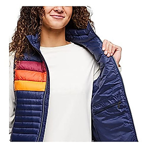 Cotopaxi Fuego Down Vest - Women's Maritime & Raspberry Stripes Medium