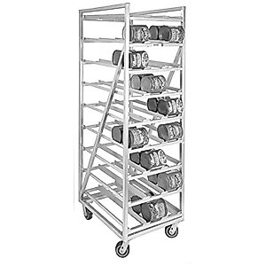 Channel Manufacturing CSR-99 Heavy-Duty Full Size Stationary Aluminum Can Rack for #10 and #5 Cans