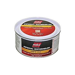Malco VOC Compliant Imperial Paste Wax, Watermelon Scent – Creates High Gloss Finish/Provides Durable Protection/Premium Wax for Use on Fiberglass, Gel Coat and Painted Finishes / 14 Oz. (125214)