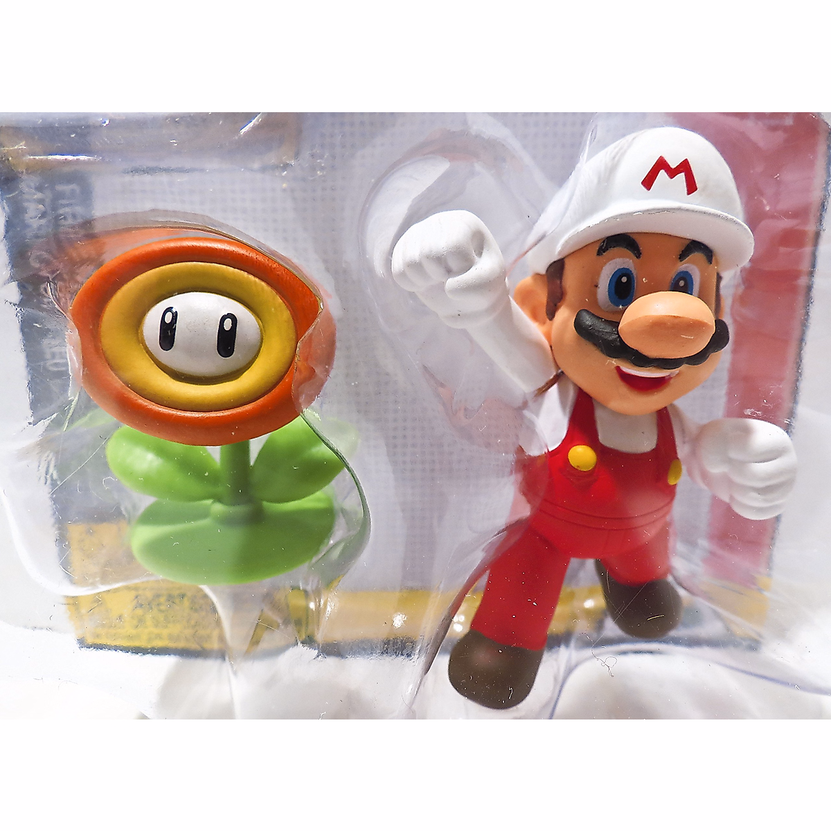 World of Nintendo Fire Mario 2.5 inch Figure with Fire Flower