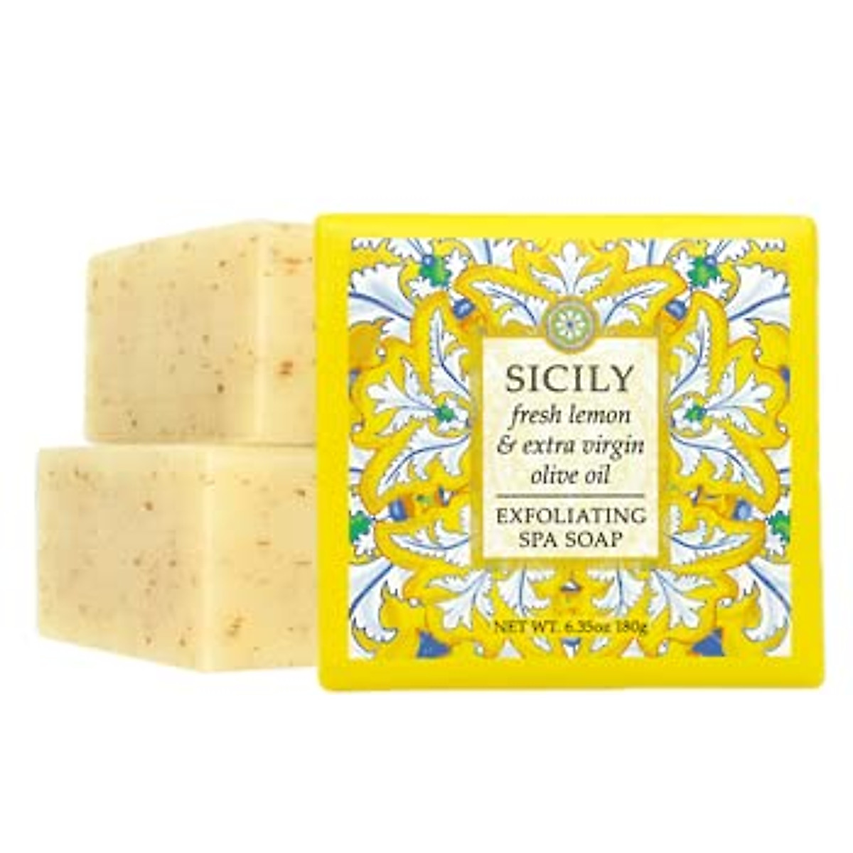 Greenwich Bay Destination Exfoliating Spa Soaps 7 Piece Set of 6.35 Ounce Bars - Travel to London, Kyoto, Tahiti, Paris, Fiji, Morocco, and Sicily without leaving your home!