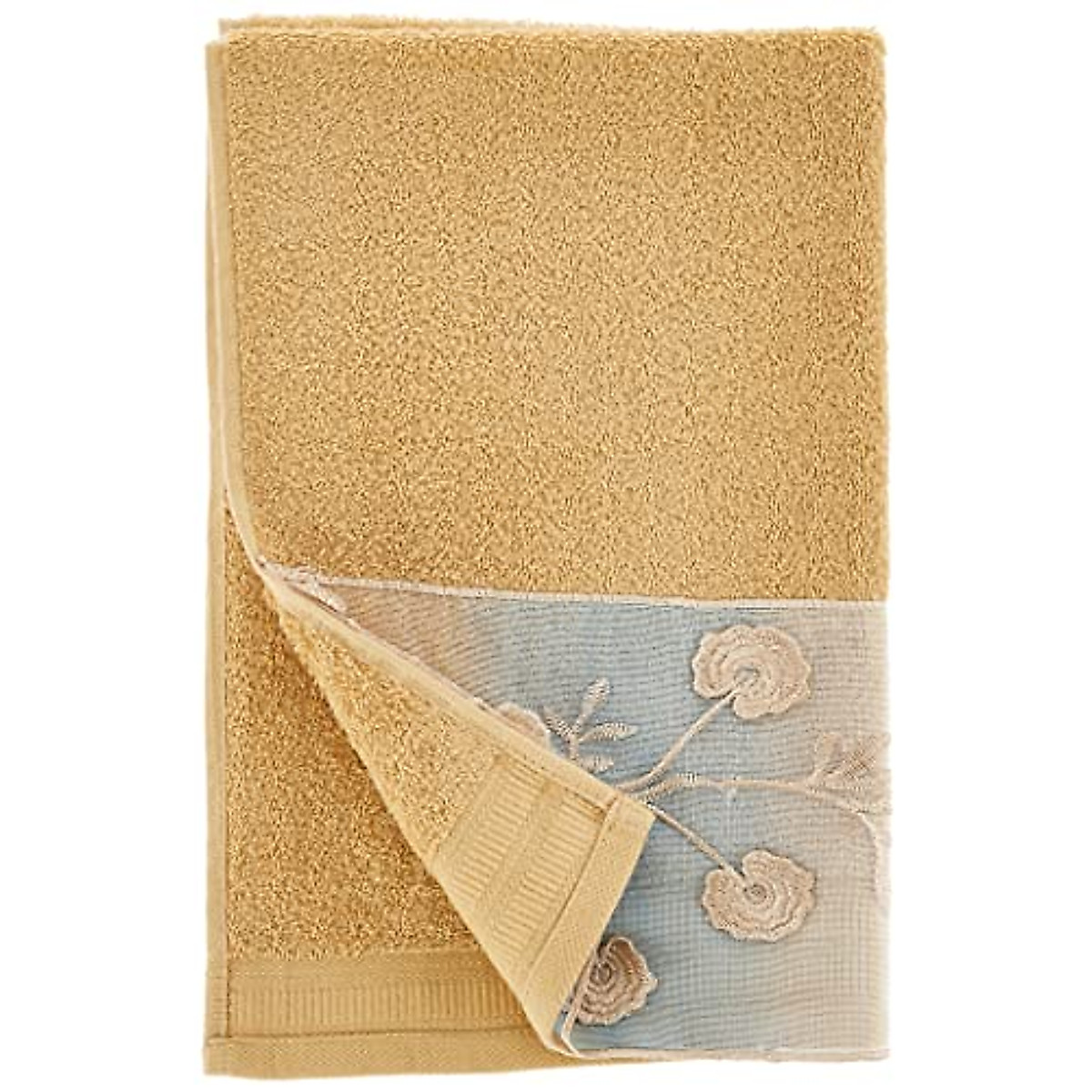 Popular Bath Ombre Rose Design Towel Set 3PC, Blue