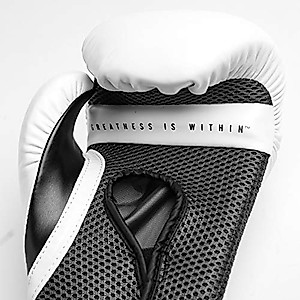 Everlast Elite Pro Style Training Gloves, White, 12 oz