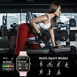 KAKTIN Smart Watch, Fitness Tracker with Call Receive/Dial,Step Counter,1.7'' Touch Screen Smartwatch Activity for Women Men Compatible with Android iPhone iOS