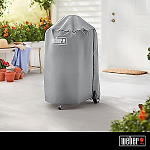 Weber 18 Inch Charcoal Kettle Grill Cover, 18"