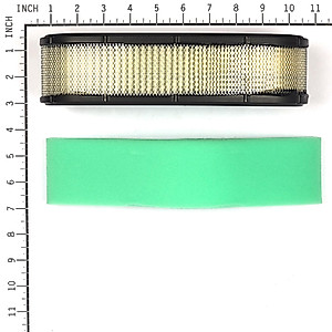 JORSION Air Filter Replacement for Briggs & Stratton 394019S 394019 398825 4136 5052H 5052K Lawn Mower with 272490S Pre Filter