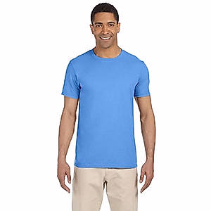 Gildan Adult Softstyle? 4.5 oz. T-Shirt M Carolina Blue