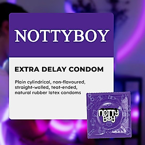 NottyBoy Condom for Men - 100 Count Bulk Value Pack