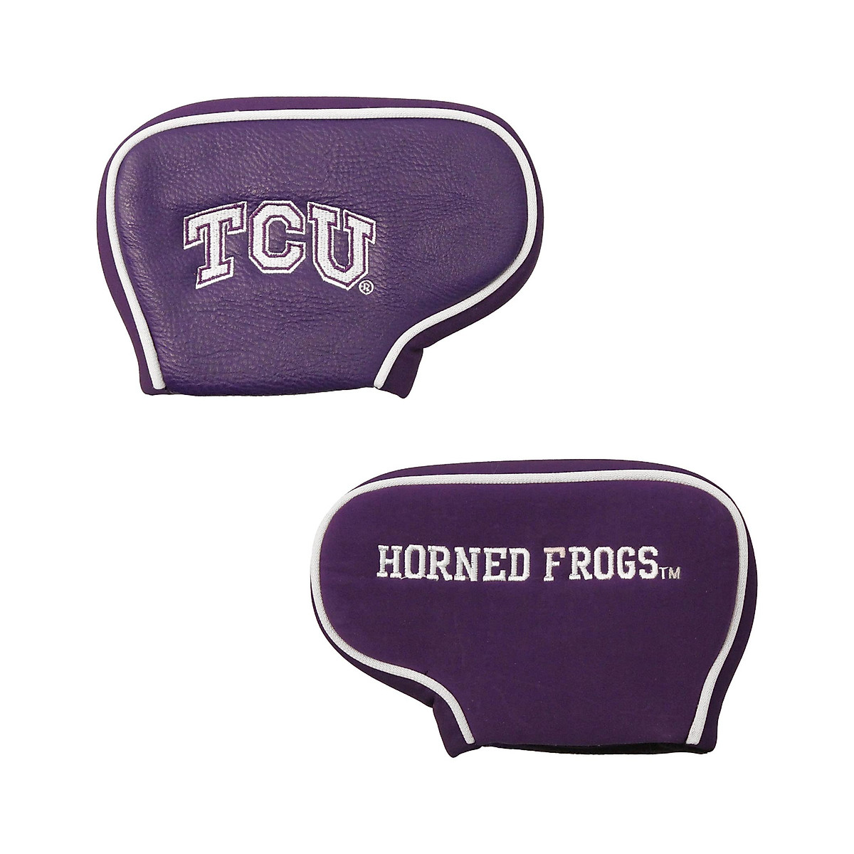 Team Golf NCAA TCU Horned Frogs Golf Blade Putter Cover Golf Club Blade Putter Headcover, Fits Most Blade Putters, Scotty Cameron, Taylormade, Odyssey, Titleist, Ping, Callaway