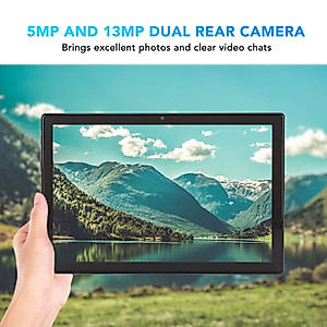 Pomya 10.1 Inch Tablet for Android 8.1, 1280x800 HD IPS 4G Calling Tablet Support 2.4G 5G WiFi, 2GB RAM 32GB ROM, Octa Core 4000mAh Type C Tablet with Front 5MP Rear 13MP for Daily (Green)