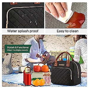 Buringer HOMESPON Lunch Bag for Woman Man Insulated Lunch Box Tote Bag for Work Picnic or Travel