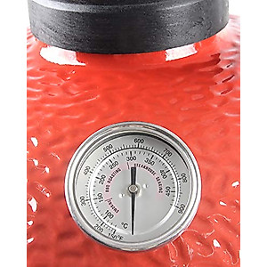 BBQ Grill Thermometer for Kamado Joe Barbecue Charcoal Grill 3 1/4" Inch Waterproof Large Surface Stainless Steel 150°F-900°F Wide Range Cooking Thermometer