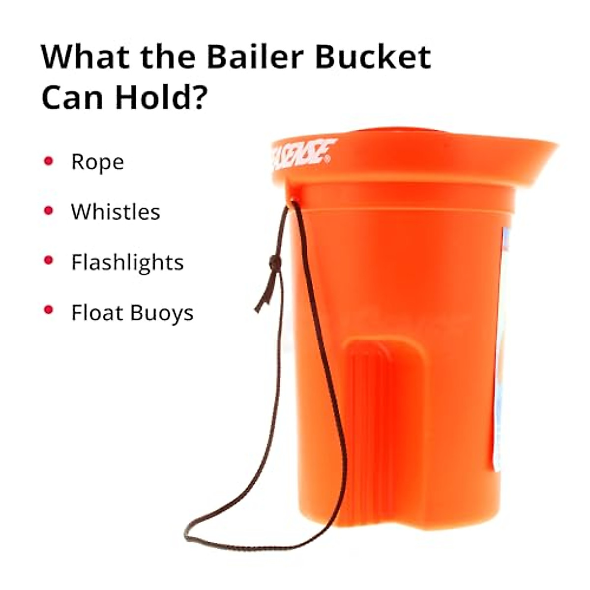 SeaSense Bailer Bucket with Lid