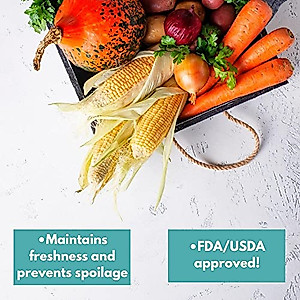 Perforated Produce Bags 12" x 20" Clear Case of 4 Rolls (3000 Bags)