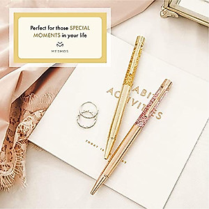 MESMOS Fancy Pens for Journaling, Boss Lady Gifts for Women, Gifts for Boss Women, Nice Pens for Women, Teacher Appreciation Gifts, Pretty Cute Pen Set, Inspirational Motivational Pens, Luxury Pens
