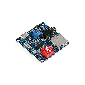 Voice Playback Module MP3 Voice Module Board WAV Decoding Trigger MP3 Playback Serial Control SD/TF Card for Arduino DY-SV5W