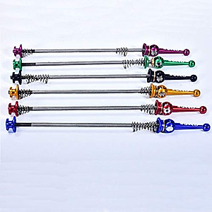 Gazelle Trading Quick Release Bicycle Skewer Set Front and Rear QR Axle Skewer Set for Road Bike Mountain Bike MTB BMX Pair
