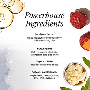 ALOXXI E7 Anti-Frizz Conditioner, Moisturizing & Strengthening with 7 Essential Oils, for Dry, Damaged & Frizzy Hair, Safe for Color-Treated Hair, Paraben-Free, 33.8 Fl Oz