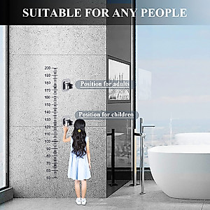 Shower Head Holder Adhesive Adjustable Handheld Shower Wand Holder No Drilling Wall Mount Bracket (Silver) (Shower Head Holder)