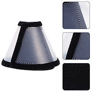 balacoo 2Pcs Small Pet Hamster Recovery Collar Soft Mini Elizabeth Circle Adjustable Neck Cone for Small Animals Rabbits Guinea- Pigs Hamster Hedgehog Birds