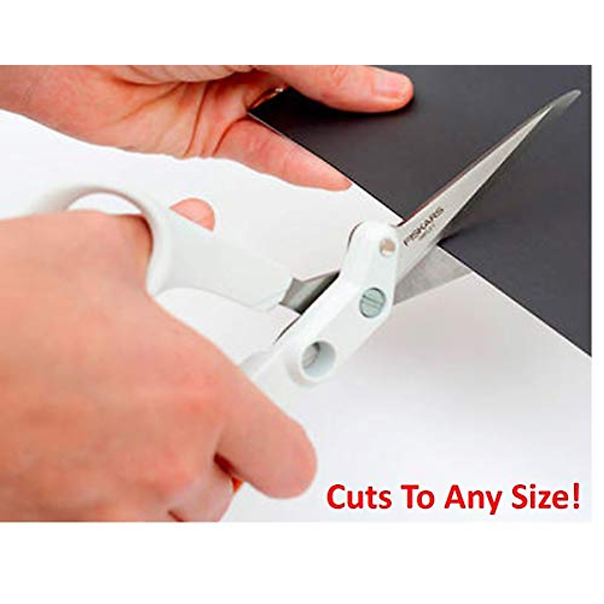 Self Adhesive Business Card Magnets 100 Pack, Peel and Stick, Value Pack of 100 | Great Promotional Product | for Business Students, Professionals, Adults