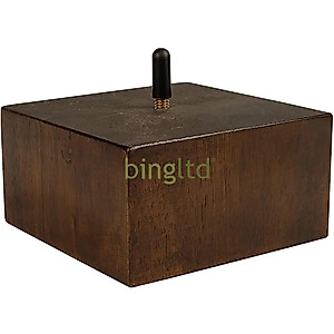 BingLTD - 2 5/8" Dark Oak Square Sofa Legs - Set of 4 (ST336-202)