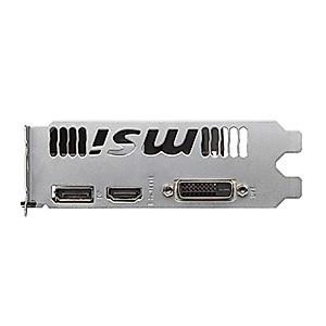 MSI 4GB NVIDIA GeForce GTX 1050 TI OC GDDR5 DVI/HDMI/DisplayPort PCI-Express Video Card