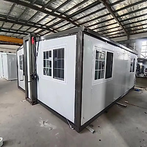 Expandable Prefabricated 20ft Office Folding Container House Perfect for Construction Sites, Emergency Shelters, and Recreational Living