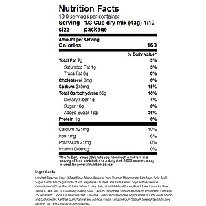 Pillsbury Funfetti Premium Cake Mix, 15.25 oz and Funfetti Vanilla Flavored Frosting, 15.6 oz with By The Cup Spatula Knife