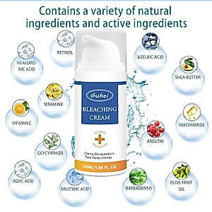 Skin Lightening Cream Serum Skin Bleaching Cream Whitening Cream For Body Intimate Area, Private Parts, Underarm, Knees, Elbows, Inner Thigh, Bikini Areas, Bikini Line.