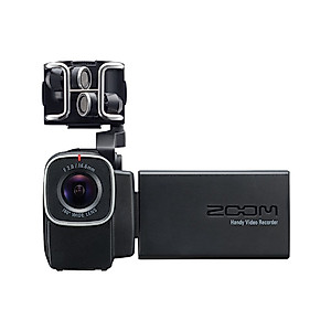 Zoom Q8 Handy Video Recorder, 3M High Definition Video, Stereo Microphones Plus Two XLR/TRS Combo Inputs, Four Tracks of Audio Recording, for Recording, Music, Video, YouTube Videos, Livestreaming