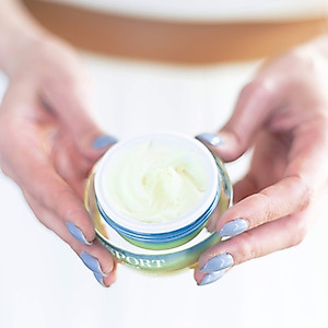 Passport to Organics Clear Face Turmeric Cream - Lightweight Face Cream for Sensitive Skin - Anti-Aging Skin Care with Vitamin E, Turmeric, Aloe Vera & More - Everyday Face and Neck Cream - 1.7oz