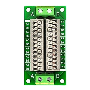 16Amp AC/DC 2x12 Position Terminal Block Distribution Module