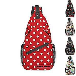 Sling Backpack,Dis-ney Crossbody Sling Backpack Travel Daypack for Hiking Chest Bag Purses Shoulder Bag Gift Women Men's