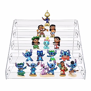 PMMASTO Tiered Spice Rack, Seasoning Organizer, Clear Acrylic Vertical Shelves Can Organizer for Countertop, Cabinet, Pantry, Kitchen Organization & Storage - 5 Tier