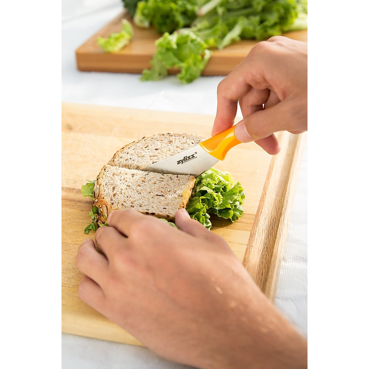 ZYLISS Sandwich Knife and Condiment Spreader, Orange