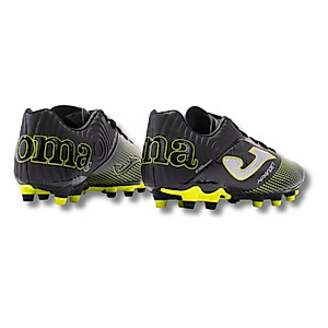 Joma - Soccer Shoes for Men - Microfiber Football Shoes for Men - Mens Cleats (Black, US Footwear Size System, Adult, Men, Numeric, Medium, 10.5)