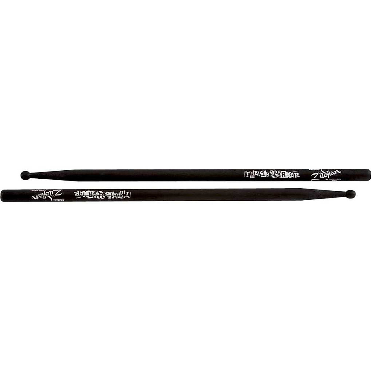 Avedis Zildjian Company Travis Barker Artist Series Drumsticks - Black