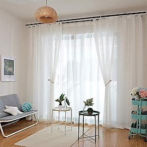 2 Magnetic Curtain Tiebacks- Drapery Holdbacks, Tie Backs Holdback for Blackout Sheer Window Treatment, Upgrade 2022