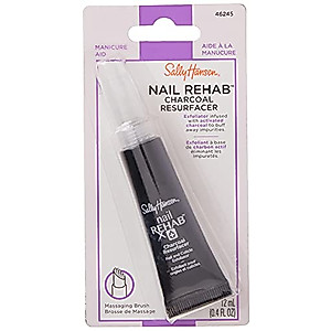 Sally Hansen Nail Rehab Charcoal Resurfacer - 46245 Exfoliator Women 0.4 oz