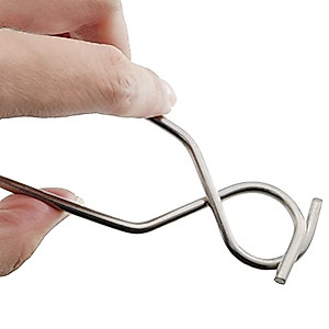 HSCGIN Mouth Spreader 2PCS 8.66Inch/22cm Stainless Steel Water Bottle Hangers Easy Hanging Hook