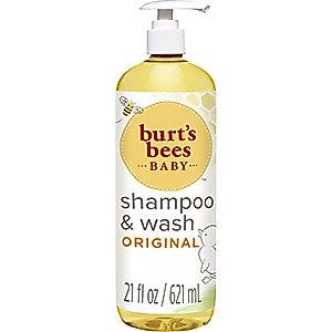 Burt's Bees Baby Shampoo & Wash, Tear Free Soap, Natural Baby Care, Original, 21 Ounce (Packaging May Vary)