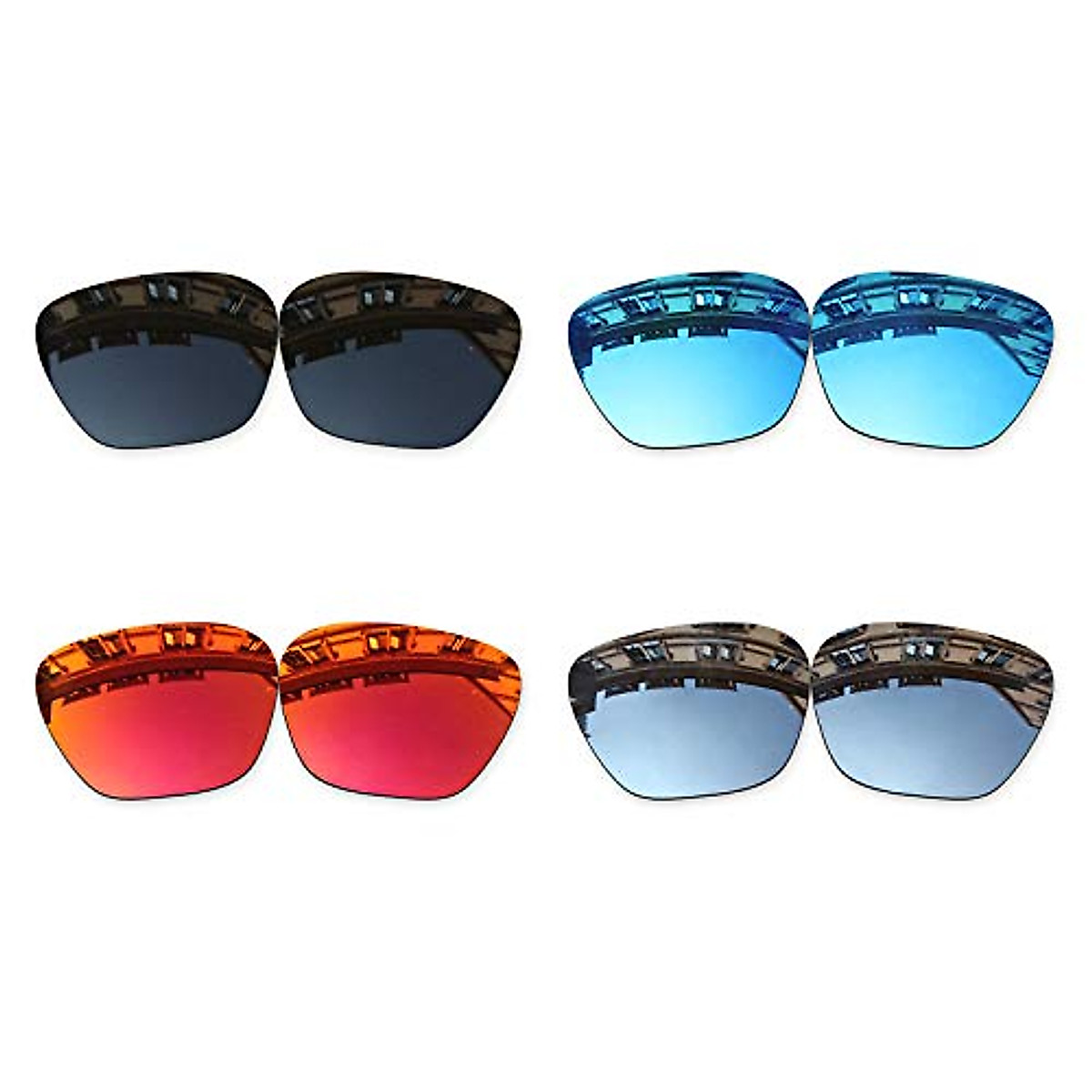 Vonxyz Set of 4 Lenses Replacement for Bose Alto S/M BMD0007 | BMD0008 Sunglass Combo Pack